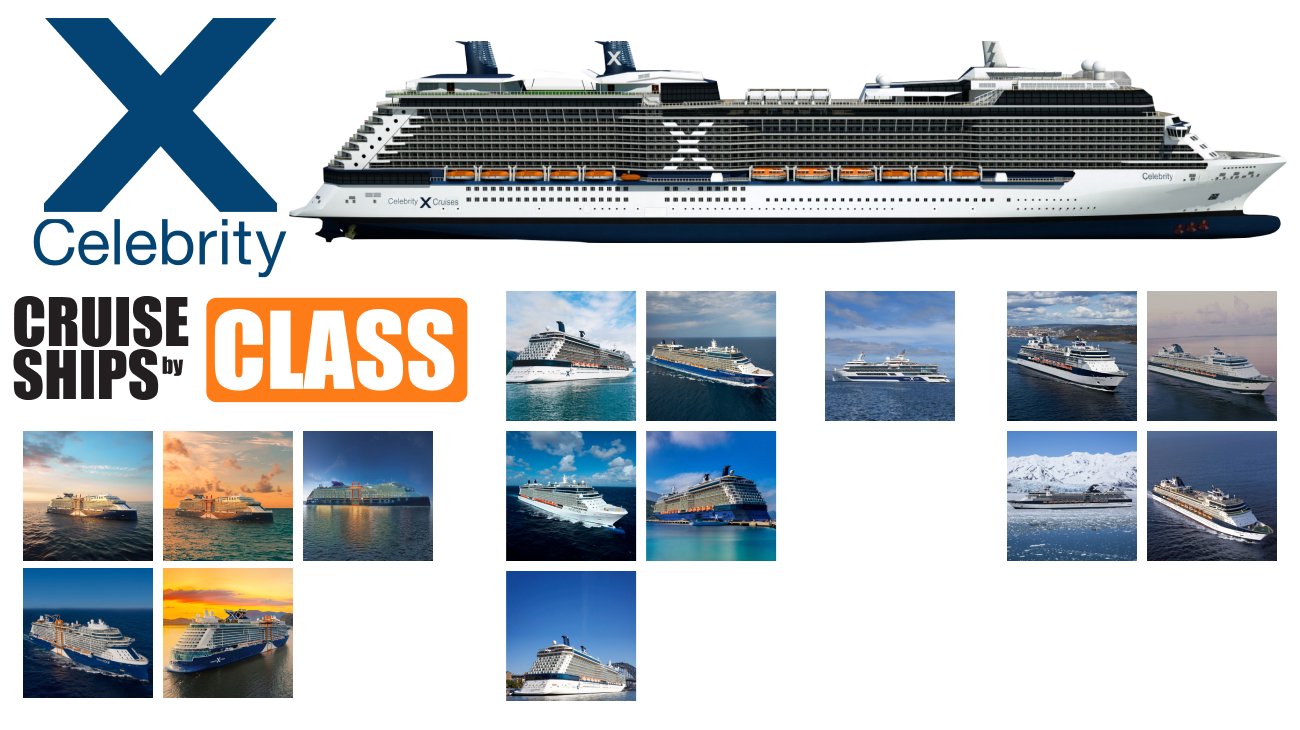 Celebrity Ships by Class — Size & Features [2025]