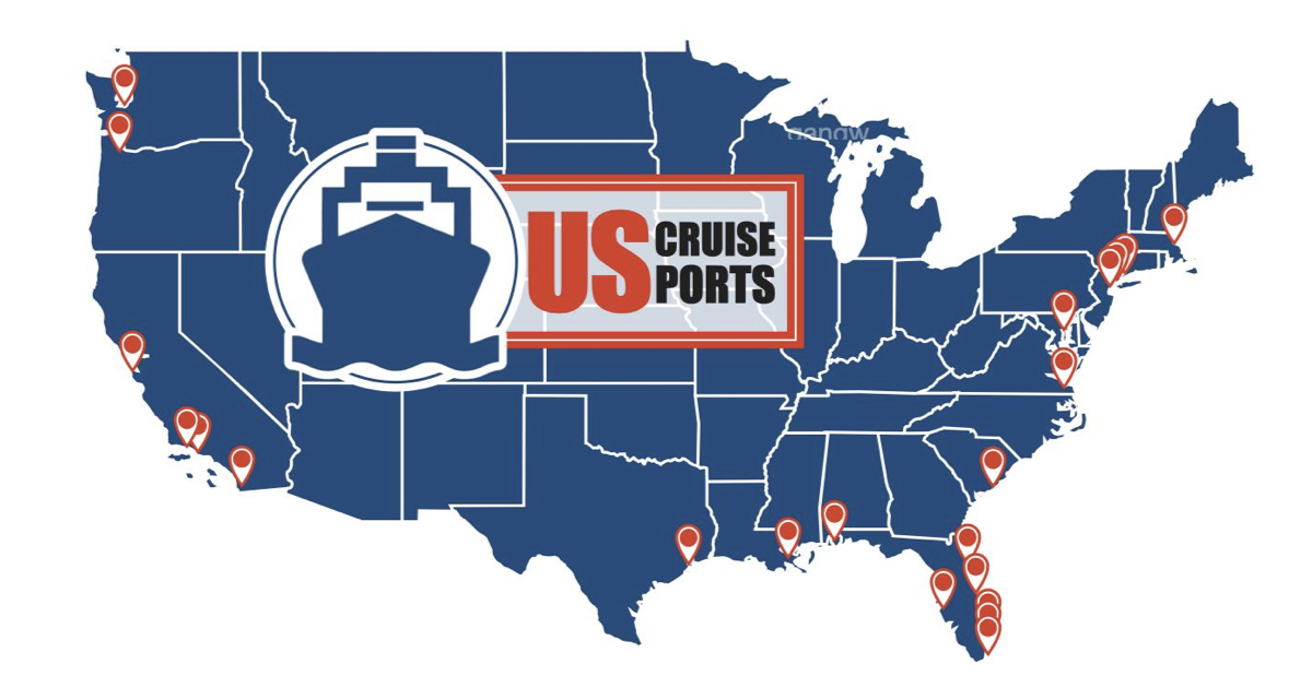 Cruise Ship Ports - US Departures Full Port List & Map [2026]