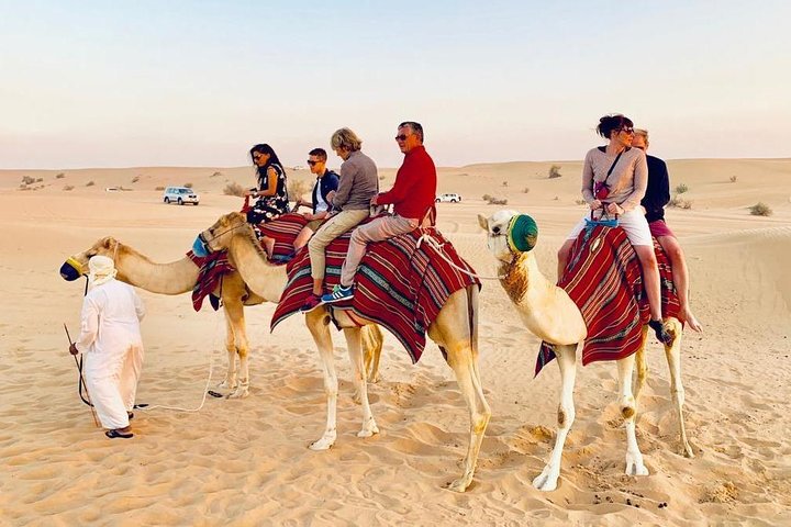 Morning Desert Safari with Quad Bike, Sand Boarding and Camel Ride