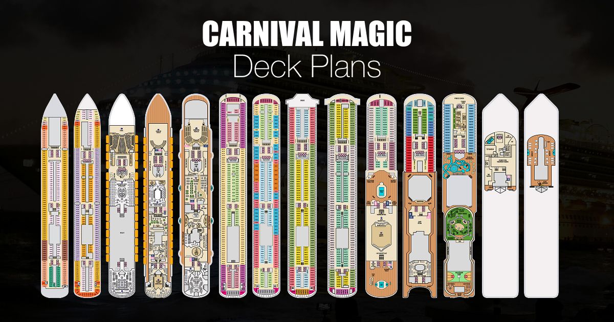 Carnival Magic - Deck Plans [Decks 1 - 15]