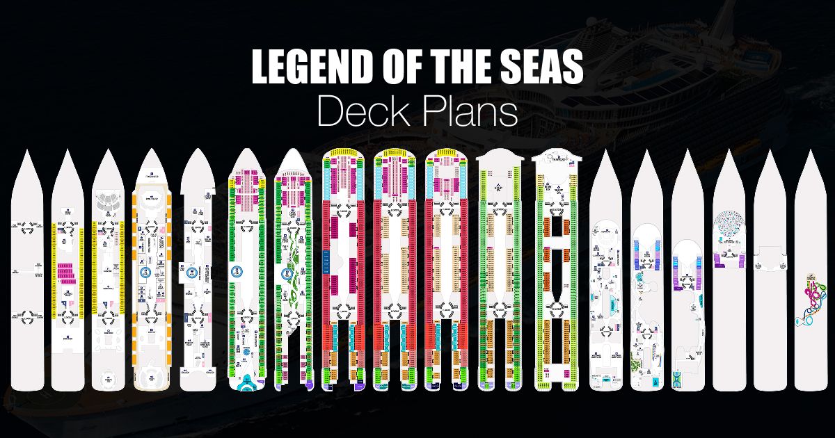 Legend of the Seas Cruise Ship Deck Plans (2026) | Gangwaze