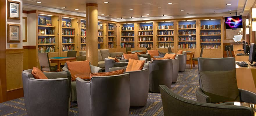 The Library - Norwegian Epic Norwegian Cruise Line | Gangwaze