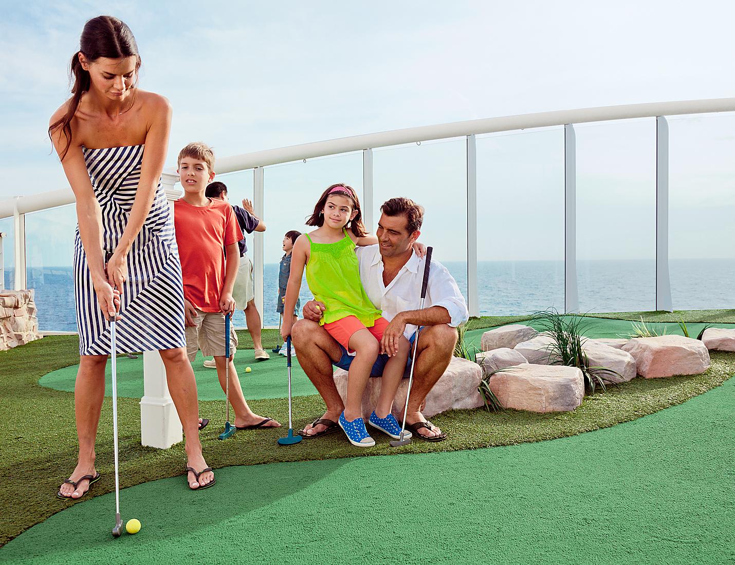 Mini Golf - Allure of the Seas Royal Caribbean Cruise Line | Gangwaze