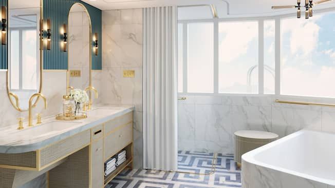 Cabin 10666 - Concierge 1-Story Royal Suite with Verandah - Disney Destiny