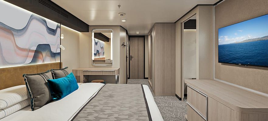 Cabin 11104 - Forward-Facing Suite with Master Bedroom & Large Balcony ...