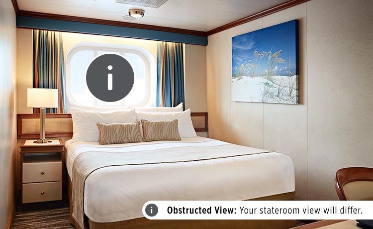 Cabin E207 - Oceanview Obstructed - Caribbean Princess