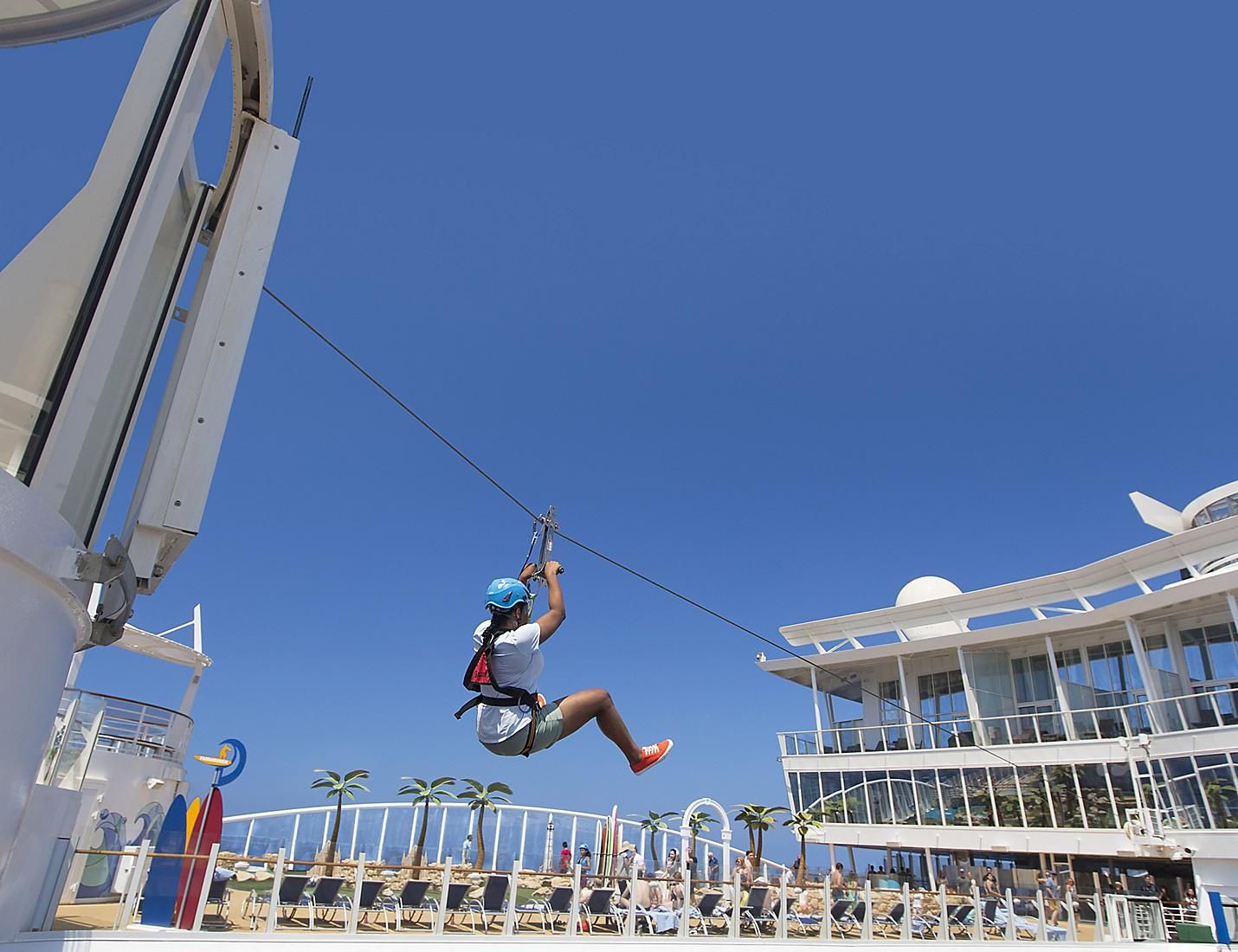 Zip Line - Utopia of the Seas Royal Caribbean Cruise Line