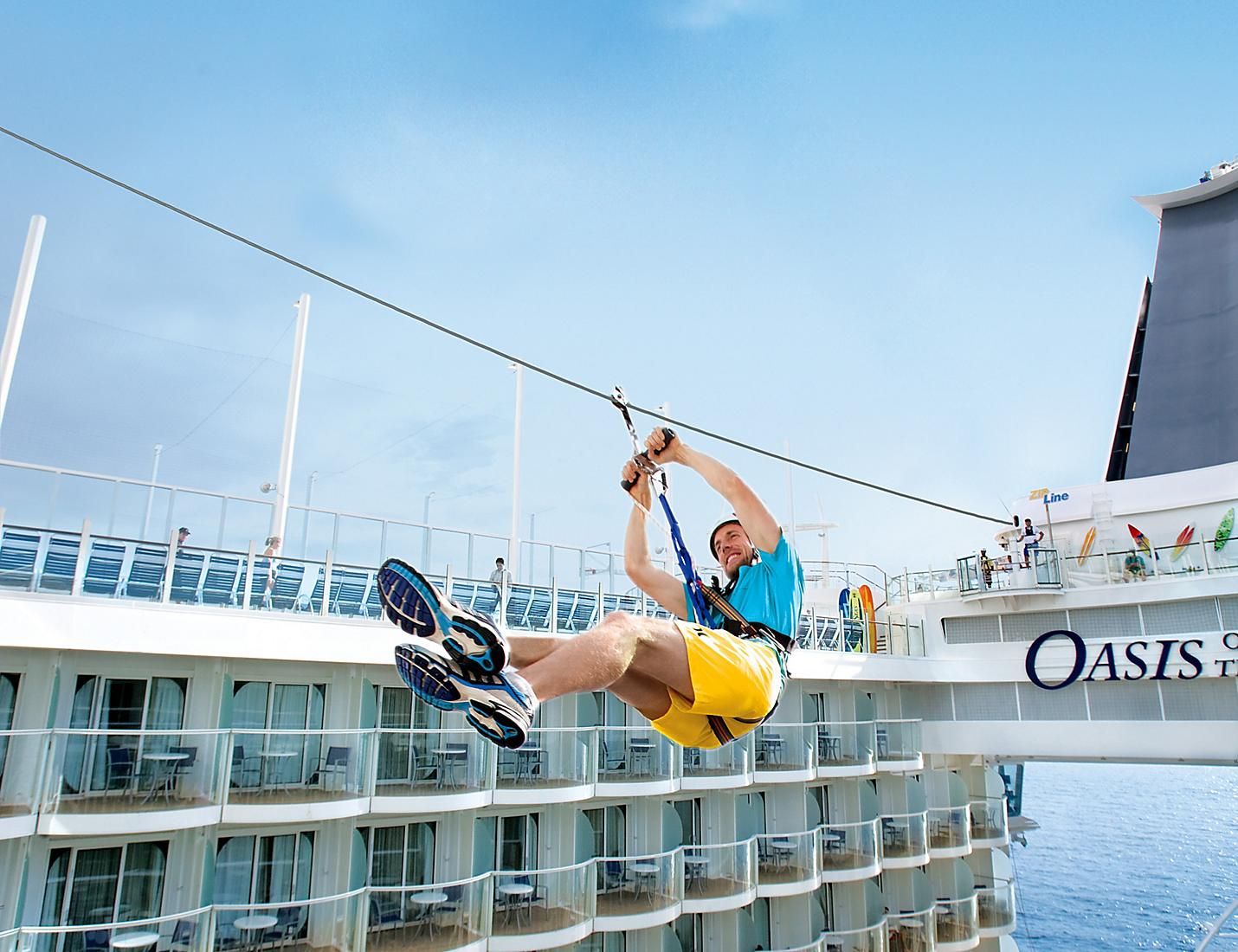Zip Line - Utopia of the Seas Royal Caribbean Cruise Line